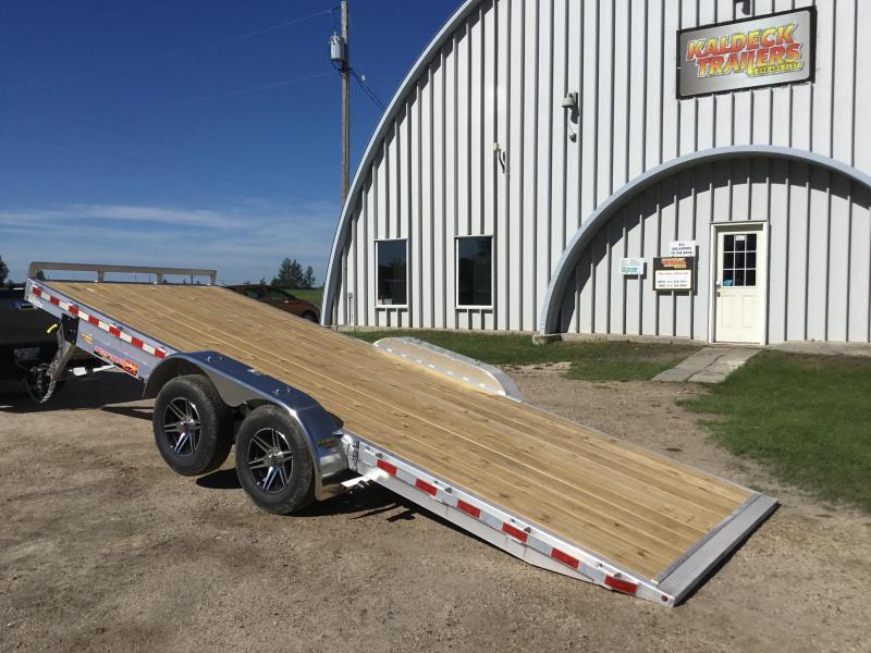 H&H EXA ALUMINUM SPEEDLOADER TILT CAR HAULER TANDEM AXLE H8220EXA-070 ...