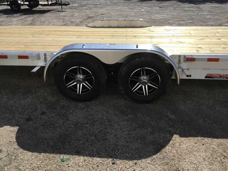 H&H EXA ALUMINUM SPEEDLOADER TILT CAR HAULER TANDEM AXLE H8220EXA-070 ...