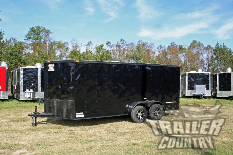 NEW 7 X 16 V-NOSED ENCLOSED CARGO TRAILER in Land O Lakes, FL | Trailer ...