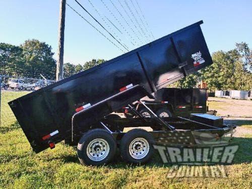 Brand New 7' x 14' Bumper Pull Hydraulic Dump Trailer w/ Ramps in Land ...