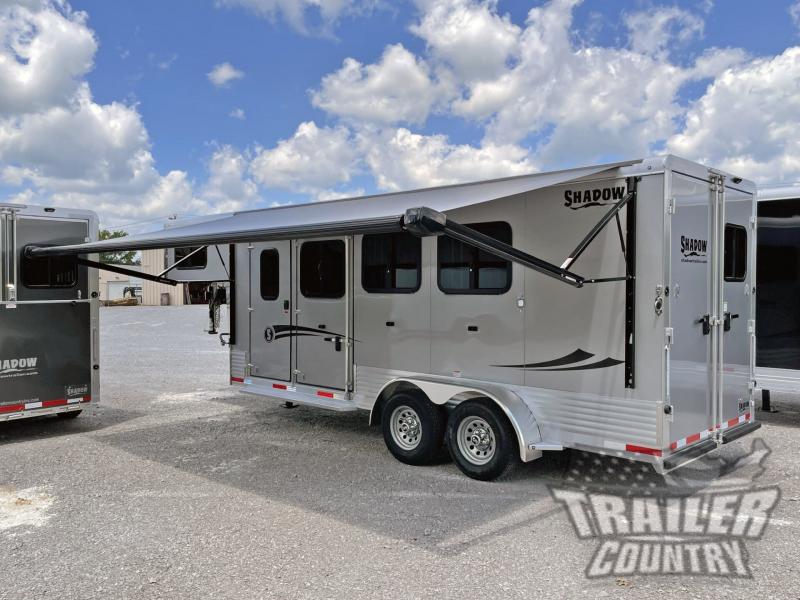 New Shadow Trailers Aluminum 3 Horse Gooseneck Trailer in Lewisburg, TN ...