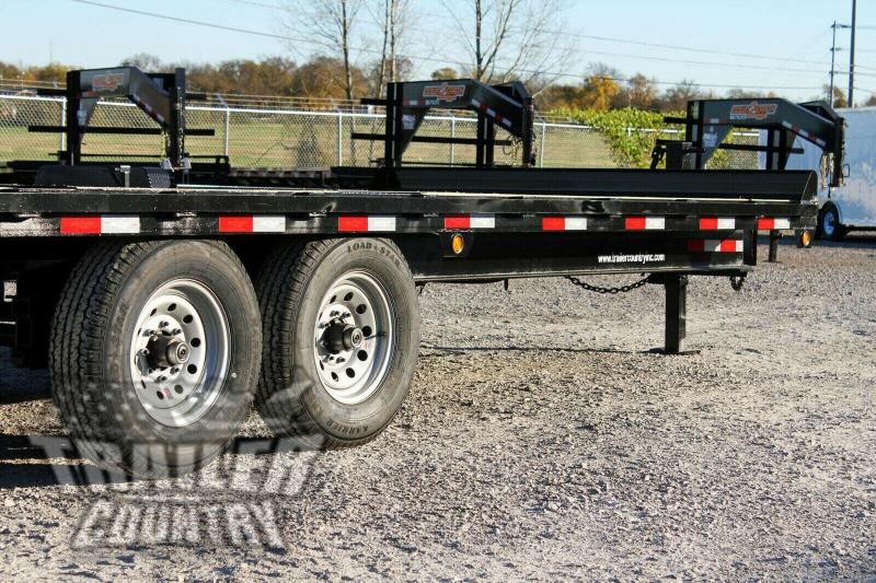 Brand New 102'' x 22' Heavy Duty Bumper Pull Wood Deck Power Up & Down ...