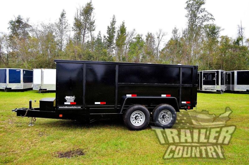 Brand New 7' x 14' Bumper Pull Hydraulic Dump Trailer w/Rear Doors ...