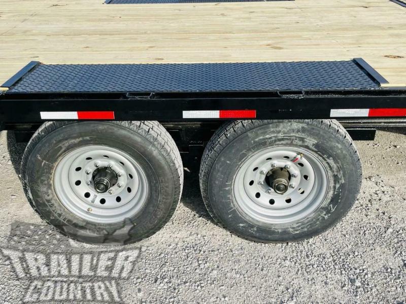 Brand New 8' x 24' (20'+4') Heavy Duty 14K Deck Over Bumper Pull Heavy ...
