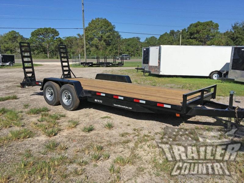 Brand New 7' x 20' (18' + 2') Heavy Duty Bumper Pull Equipment Hauler ...