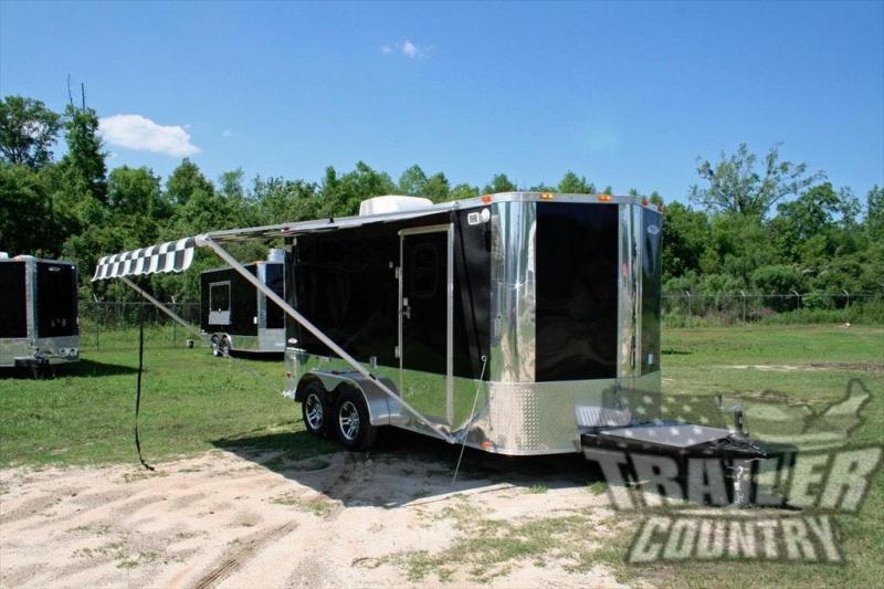 NEW 7 X 14' V-NOSED ENCLOSED CUSTOM MOTORCYCLE TRAILER in Lewisburg, TN ...