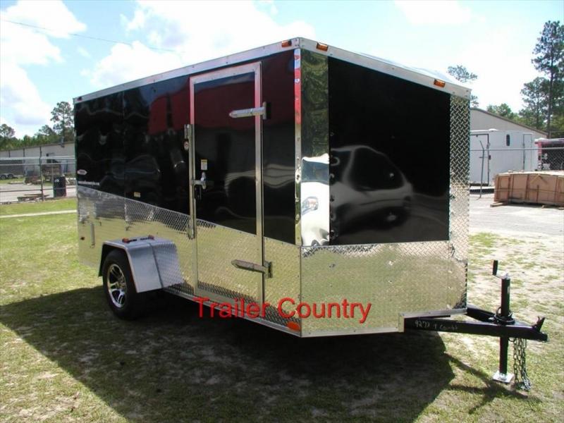 NEW 6 X 12 ELITE SERIES CUSTOM ENCLOSED MOTORCYCLE CARGO TRAILER w ...
