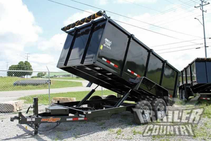 Brand New 7' x 14' Hydraulic Dump Trailer w/ 48' High Sides, 1 Piece ...