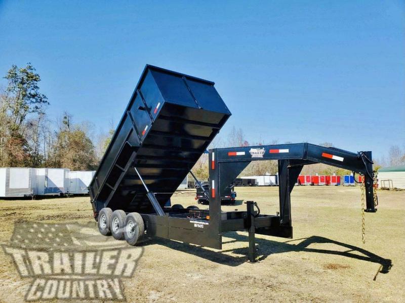 Brand New 7' x 16' Gooseneck Triple Axle Hydraulic Dump Trailer with 48 ...