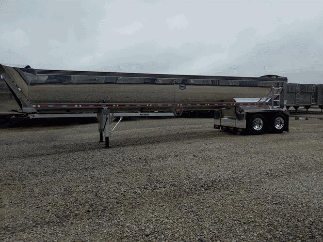 2025 MAC Trailer 40' Aluminum Frameless Half Round Dump Trailer in ...