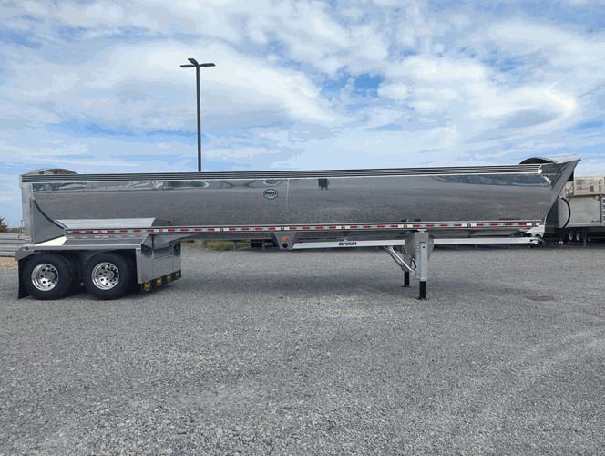 2025 MAC Trailer 40' Aluminum Frameless Half Round Dump Trailer in ...