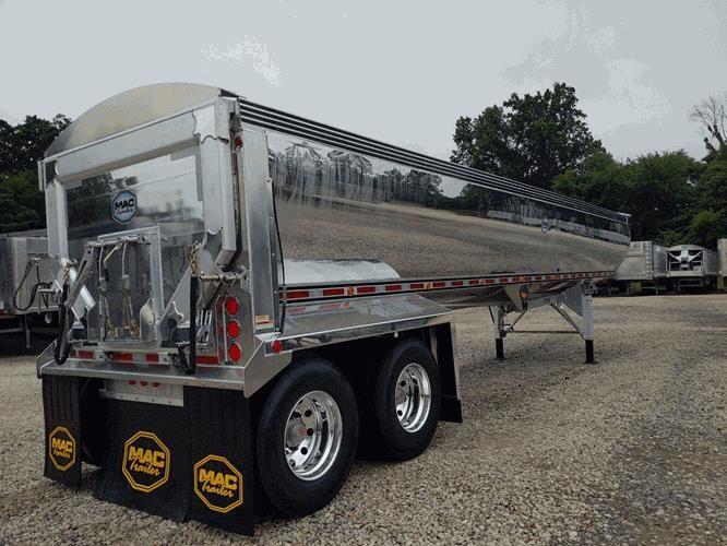 2025 MAC Trailer 40' Aluminum Frameless Half Round Dump Trailer in ...