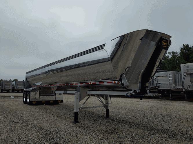 2025 MAC Trailer 40' Aluminum Frameless Half Round Dump Trailer in ...