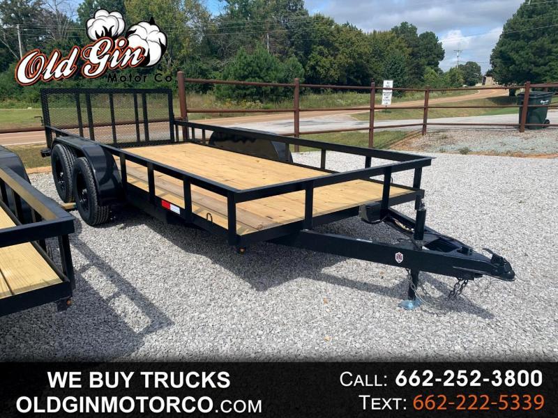 2021 L&O Manufacturing 6-4 x 16 UT in Slayden, MS | Trailer Trader