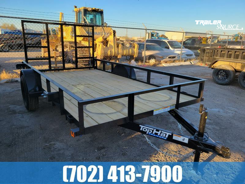 Top Hat 6.5X12 Utility Trailer with Rear Ramp Gate in Las Vegas, NV ...
