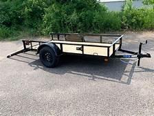 Top Hat 5x10 Utility Trailer with Rear Ramp Gate | Trailer Trader