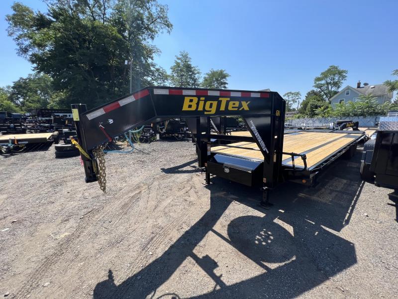 2023 Big Tex Trailers 14GN-25+5 Flatbed Trailer w/ Mega Ramps ...