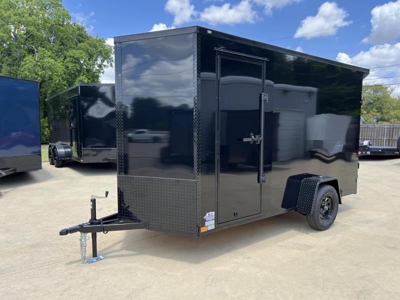 2024 New 6x12 SA Screwless Vending Trailer | Blackout | Spoiler Package ...