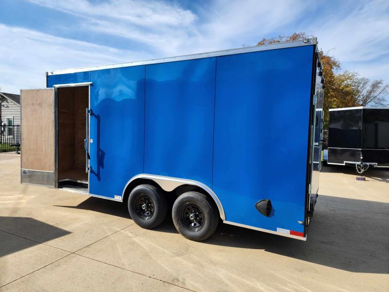 2024 New 8.5x16 TA3 Vending Enclosed Trailer | .08 Polycor Exterior in ...
