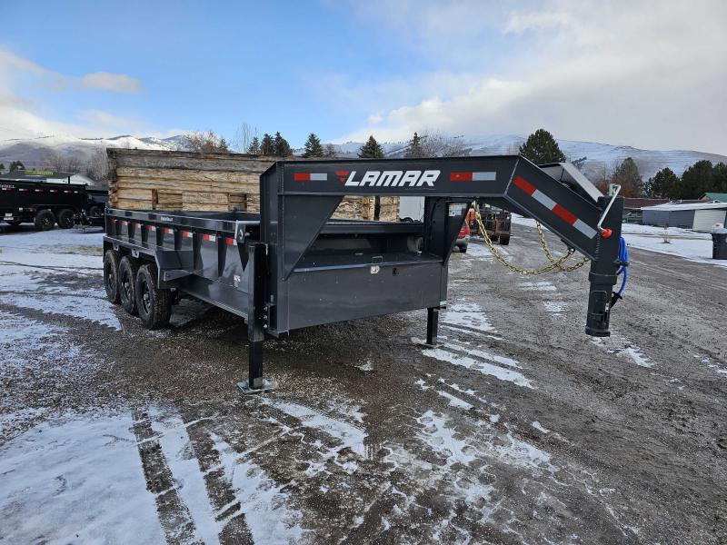 2023 Lamar 7x16 21k Gooseneck Dump Trailer in Lolo, MT | Trailer Trader