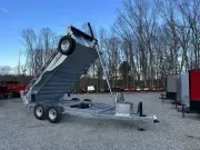 2025 K-Trail 7x14 w/ramps d-rings Hydraulic jack 14000lb GVWR G in ...