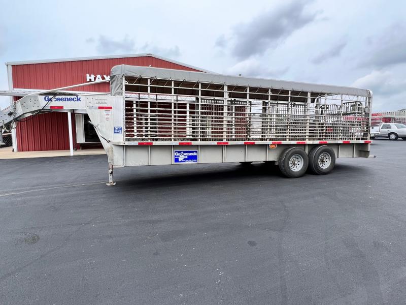 2021 Gooseneck 24' Aluminum Stock / Stock Combo Trailer in Russellville ...