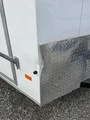 2025 Haul-About BOBCAT CARGO TRAILER WHITE ALUMINUM 6x10 in Upper ...