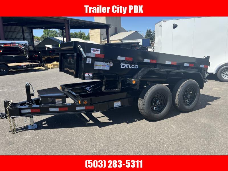 2024 Delco Trailers 60"X10' 7K Bumper Pull 60" Wide Dump Dump Trailer ...