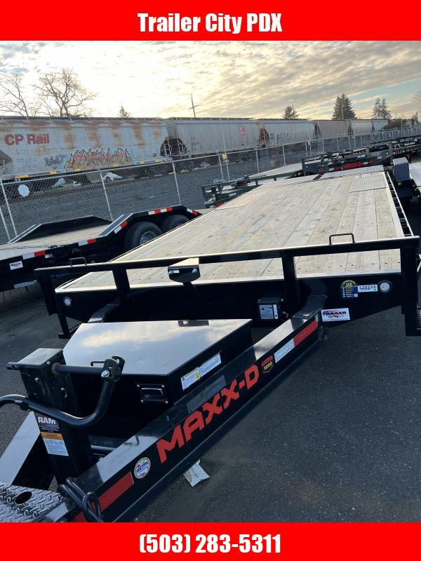 2025 MAXX-D DOX - 24' X 102" Flatbed Trailer w/ 4' Dovetail Maxxd-out ...