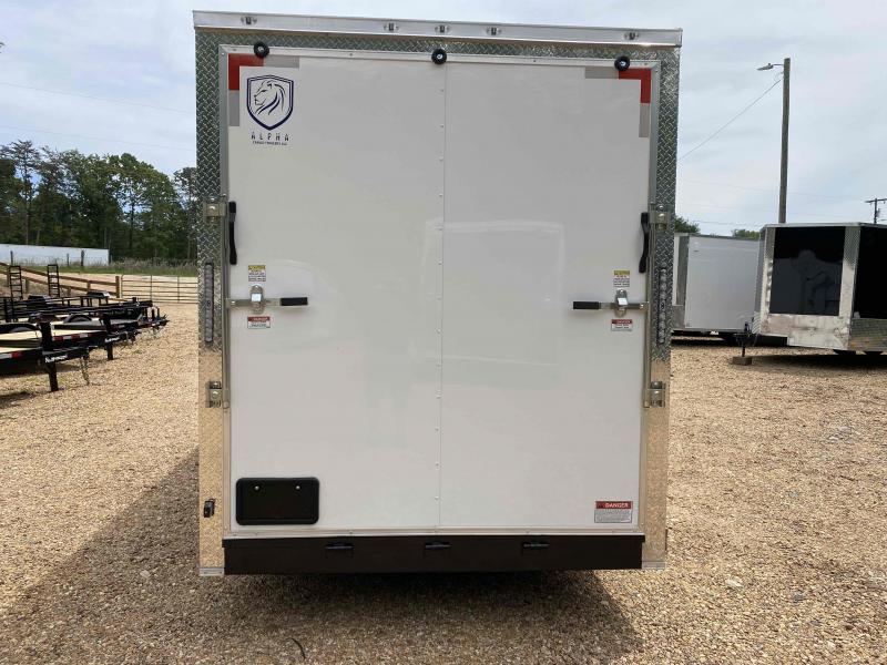 2023 Alpha 7x16 Tandem Axle with Ramp & Extra Height Cargo / Enclosed ...