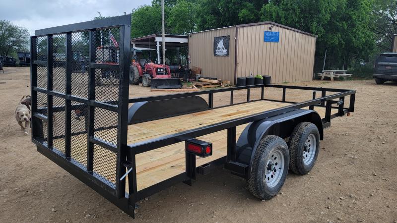 76 x 16 Tandem Axle Gated Utility Trailer w/ Brakes - C7616TGB in San ...