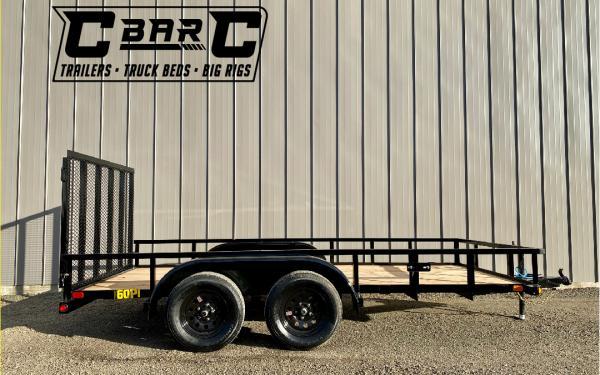 2023 Big Tex 60PI 77" x 14 Tandem Axle Pipe Top Utility Trailer in ...