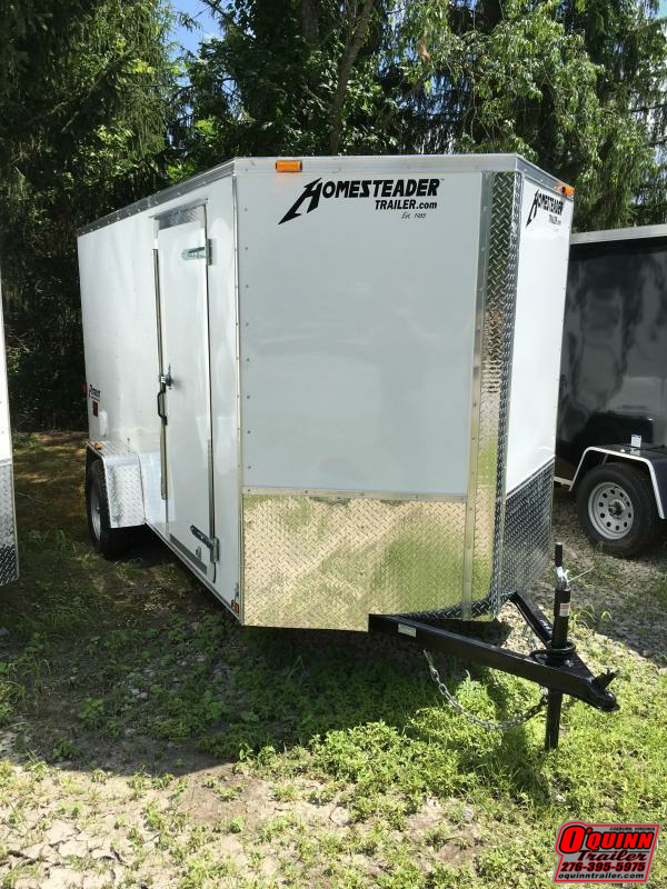 2024 Homesteader Inc. 6x12 Intrepid sd double door single axle Enclosed ...