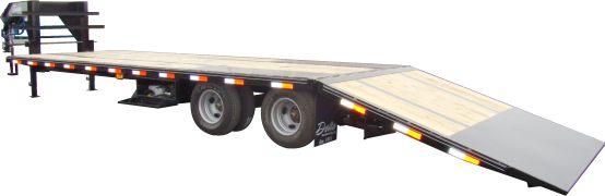 2023 Delta Trailers 29ft hydraulic tail 23.4k Tandem Dual Gooseneck ...
