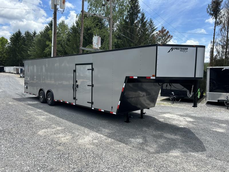 2024 Homesteader 38ft Gooseneck CHAMPION 7' tall 7ton Wide Ramp REAR ...