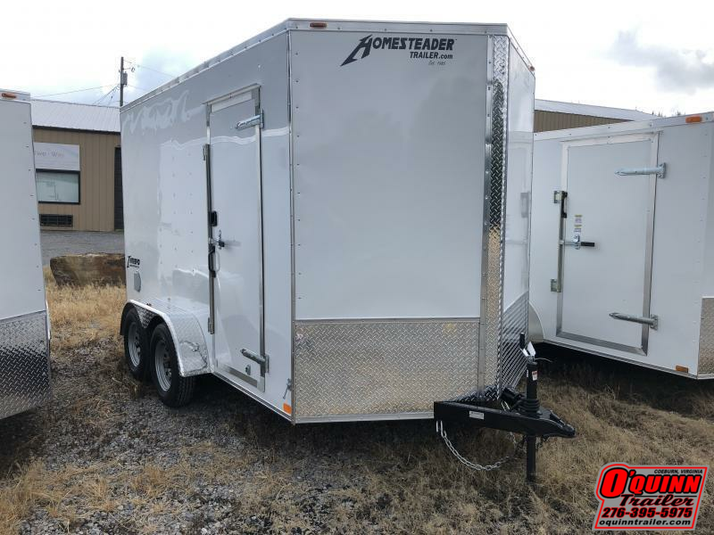 2024 Homesteader 7x12 Intrepid tandem 12in extra ht sd ramp Enclosed ...