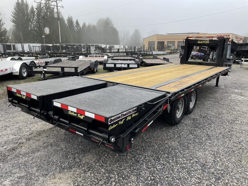 2023 Gatormade Trailers 25ft 8Ton Gooseneck big goliath ramps Equipment ...
