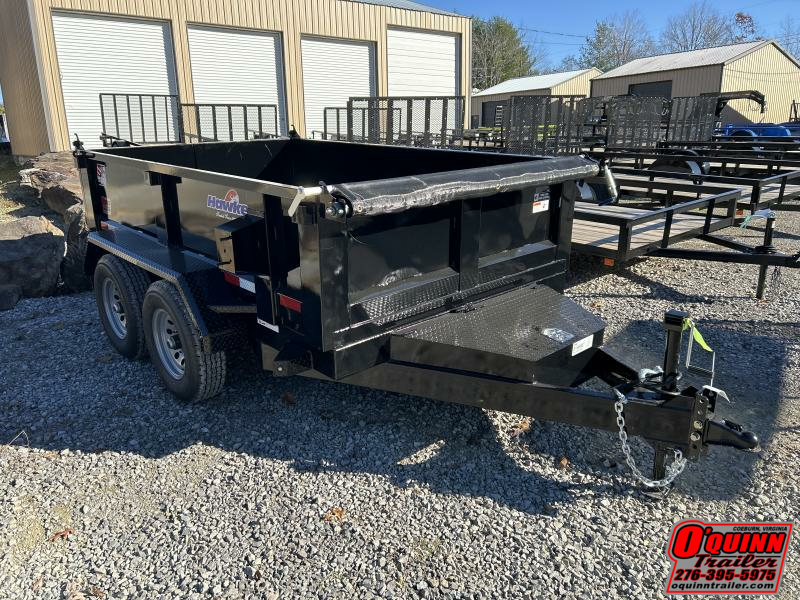 2024 Hawke Trailers 6X10 5TON Low Profile WITH TARP AND RAMPS Dump ...