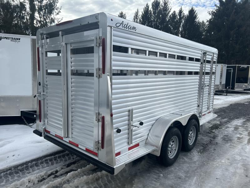 2024 Adam 2024 16ft 5ton Adam Wranger All Aluminum Stock Trailer Stock ...