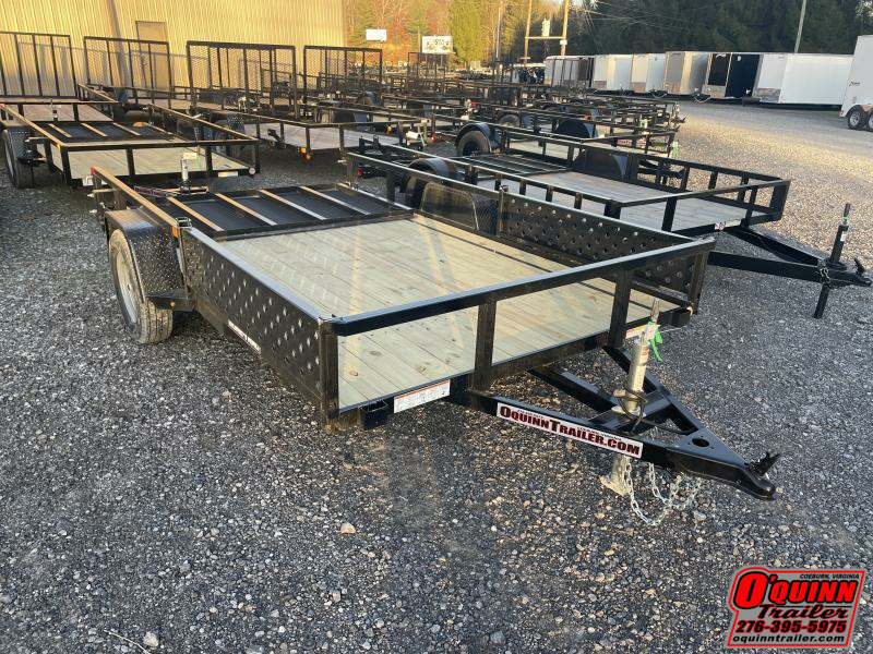 2024 Sure-Trac 82x12 ATV Side Load Ramps Single Axle Utility Trailer in ...
