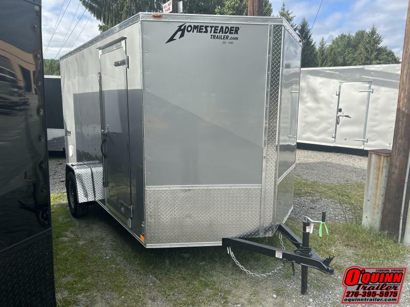 2024 Homesteader 7x12 Intrepid single axle 6in extra ht sd ramp door ...