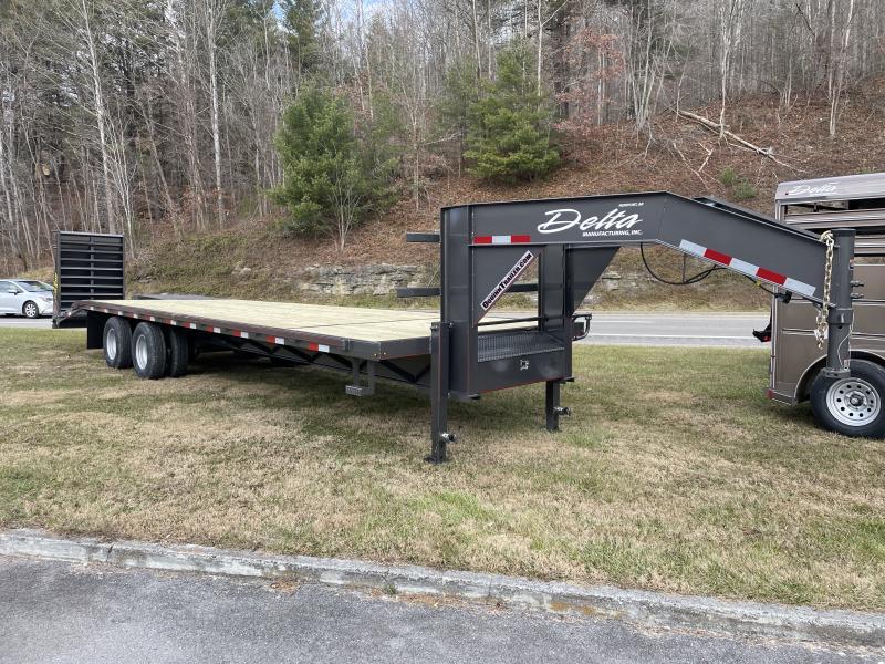 2023 Delta Trailers 30' 25+5 23.4k SUPER RAMPS Tandem Dual Gooseneck ...