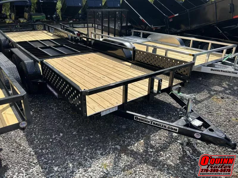 2026 Sure-Trac 82x14 tandem Side Load ATV Ramps Tube Top w/gate Utility ...