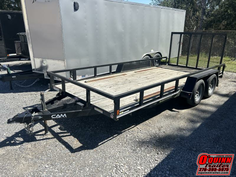 *USED 2020* Cam Superline 82x16 Tube Top w/gate Utility Trailer in ...