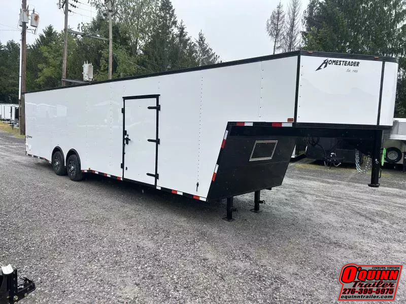 2026 Homesteader 38ft Gooseneck CHAMPION 7' tall 7ton Wide Ramp REAR ...