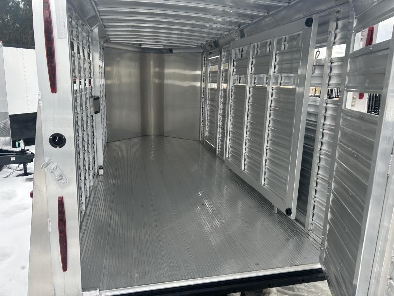 2024 Adam 2024 16ft 5ton Adam Wranger All Aluminum Stock Trailer Stock ...