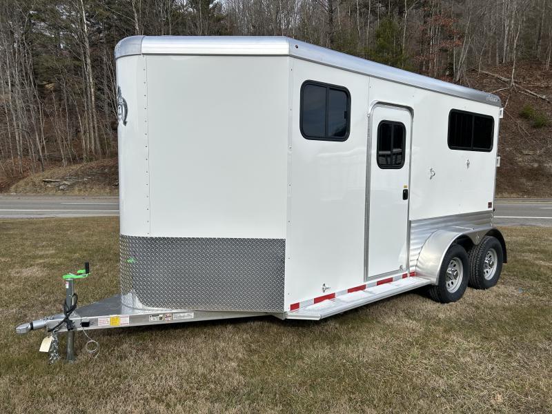 2024 Adam Ju-Lite 710AF-DR 2Horse Straight Aluminum Horse Trailer in ...