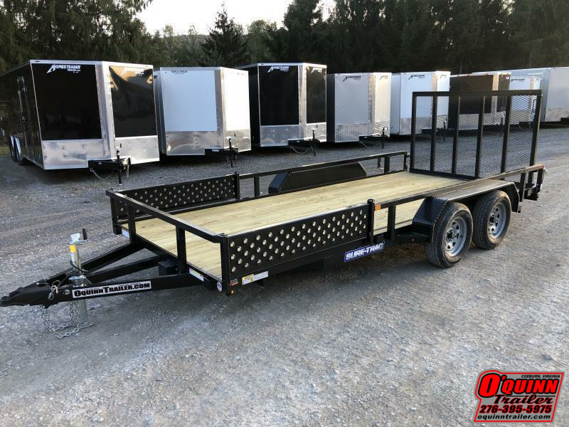 2023 Sure-Trac 82x16 Side Load ATV Ramps Tube Top w/gate Utility ...