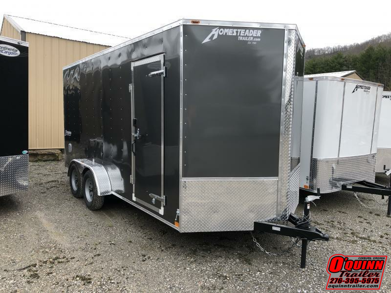 2024 Homesteader 7x16 Intrepid 1ft extra height sd ramp Enclosed Cargo ...