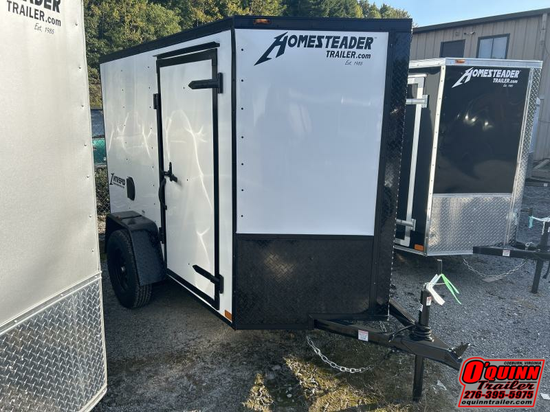 2024 Homesteader Inc. 5x8 intrepid blackout single axle ramp Enclosed ...